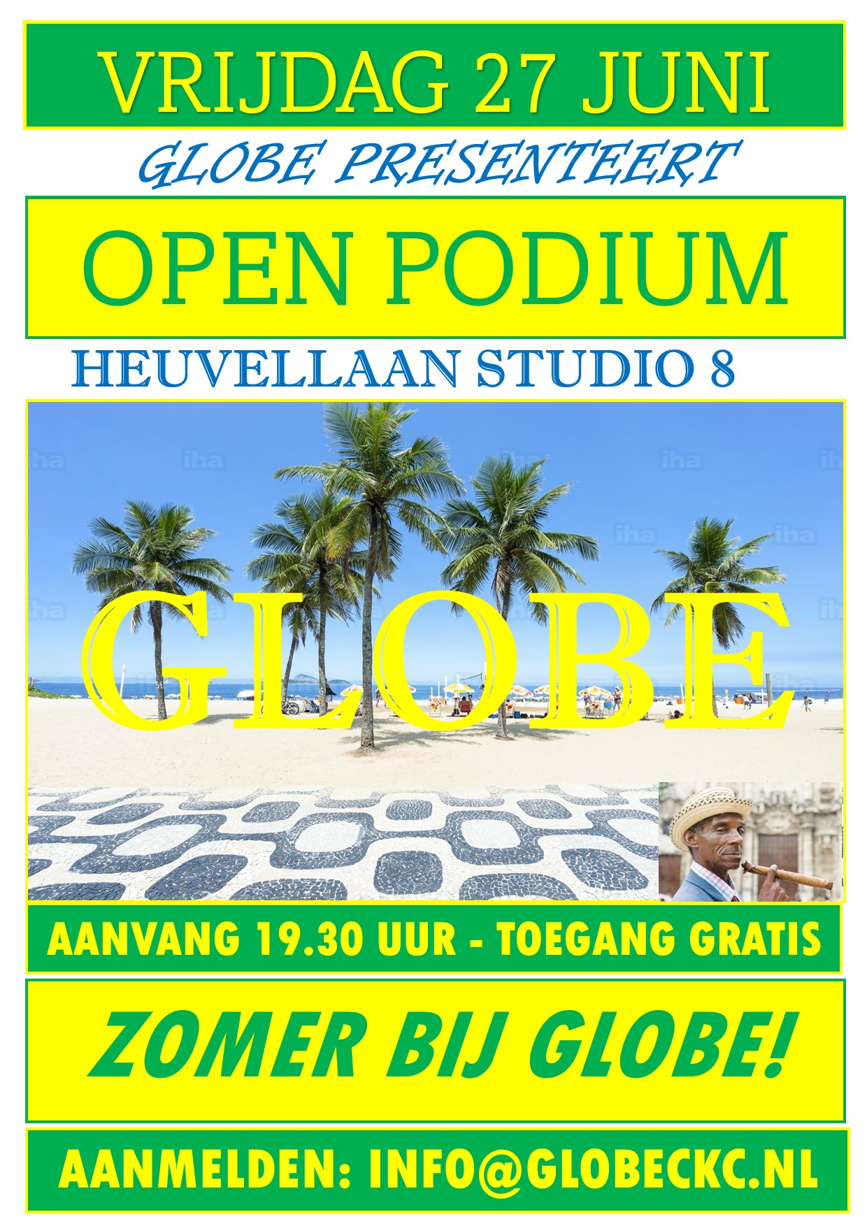 Open Podium — Welkom bij Globe CKC